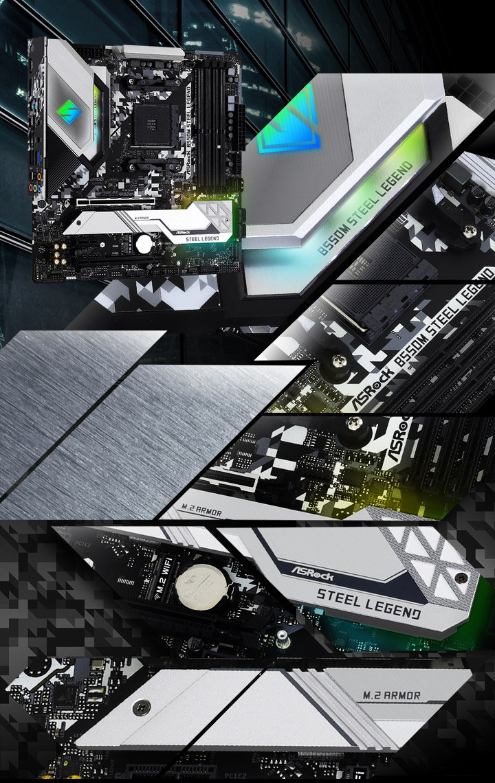 华擎科技 > B550M Steel Legend